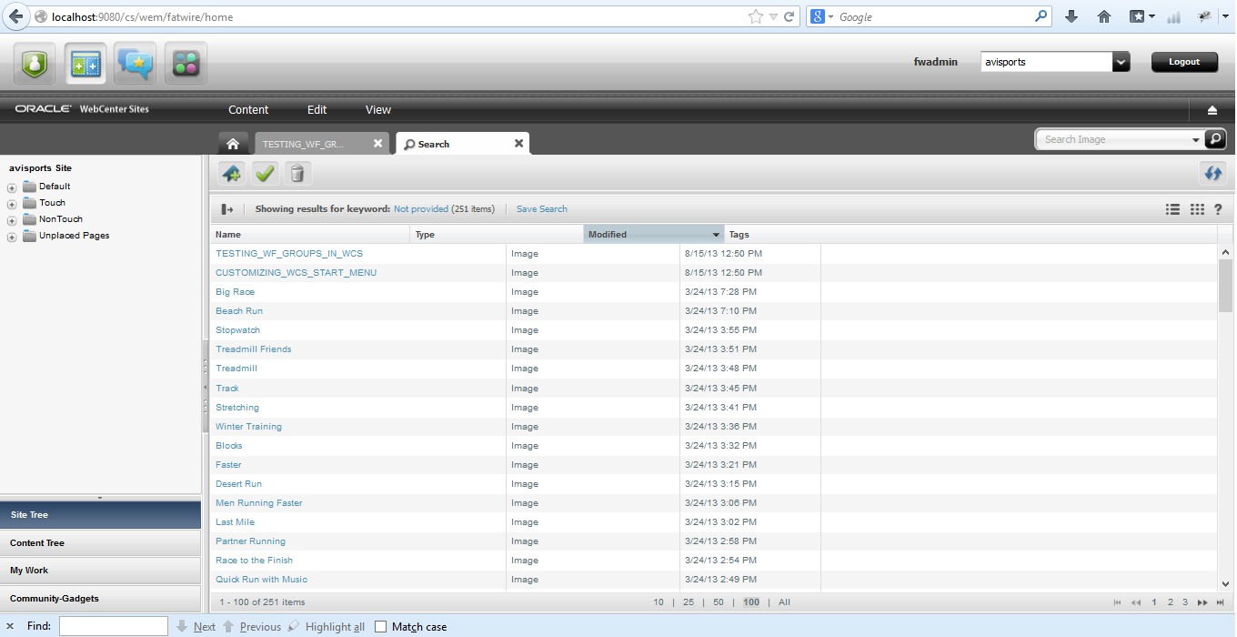 WebCenter Sites 11g R1 (11.1.1.8.0) First Look: The WebCenter Content ...